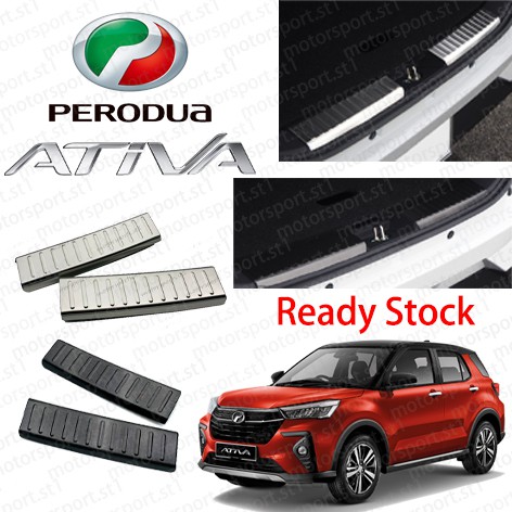 Perodua Ativa Boot Metal Protective Cover Stainless Steel for Perodua ...