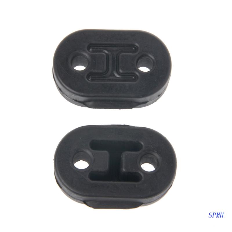 Super 2Pcs Exhaust Muffler Mounting Bracket Heavy Duty Rubber Exhaust 2 ...