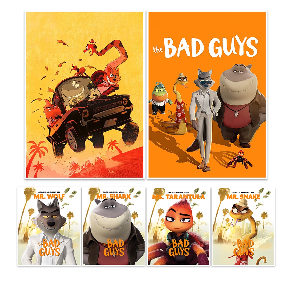 Hot Comic Adventure Animated Film the Bad Guys Retro Interior ...