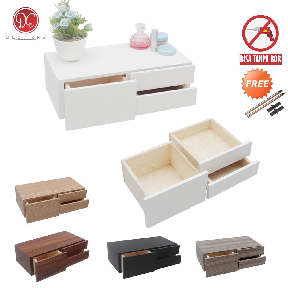 Dections Shelf Wall Shelf/Dressing Table Minimalist Makeup Room 3 ...