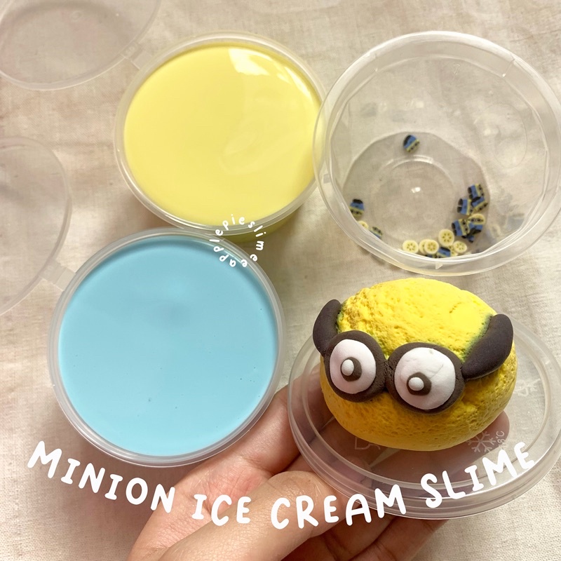 Minion ICE CREAM SLIME BY APPLE PIE | Shopee Philippines