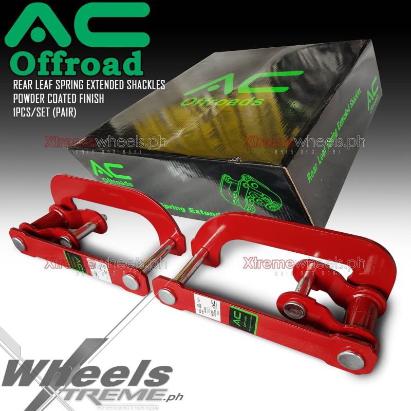 ISUZU DMAX 2014-2020 Ac Offroad Rear Leaf Spring Extended Shackles 1 ...