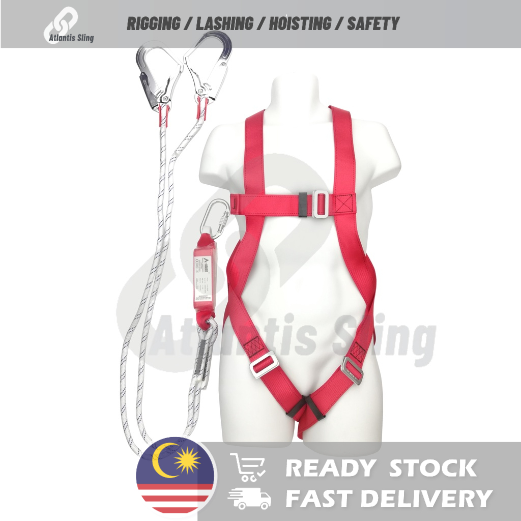 ASTABIL Full Body Harness XXL With Double Lanyard And Absorber | Shopee ...