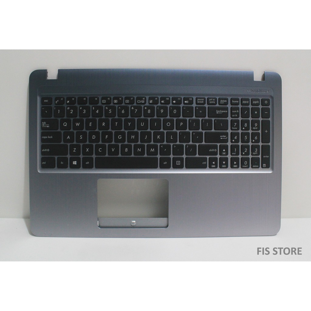 Case - Palmrest - ASUS X540 Keyboard Frame Include SILVER Keyboard ...