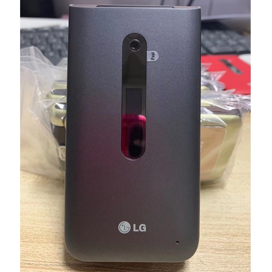 LG Y120 LGFolder 2 Quad Band GSM 2G and dual card mobile phones dual screen flip fashion mobile ...