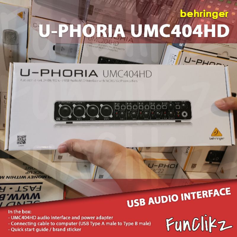 Behringer U-Phoria UMC404HD USB Audio Interface | Shopee Philippines