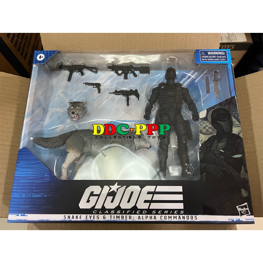 SNAKE EYES and TIMBER - G.I. Joe Classified Series Alpha Commandos 6 ...