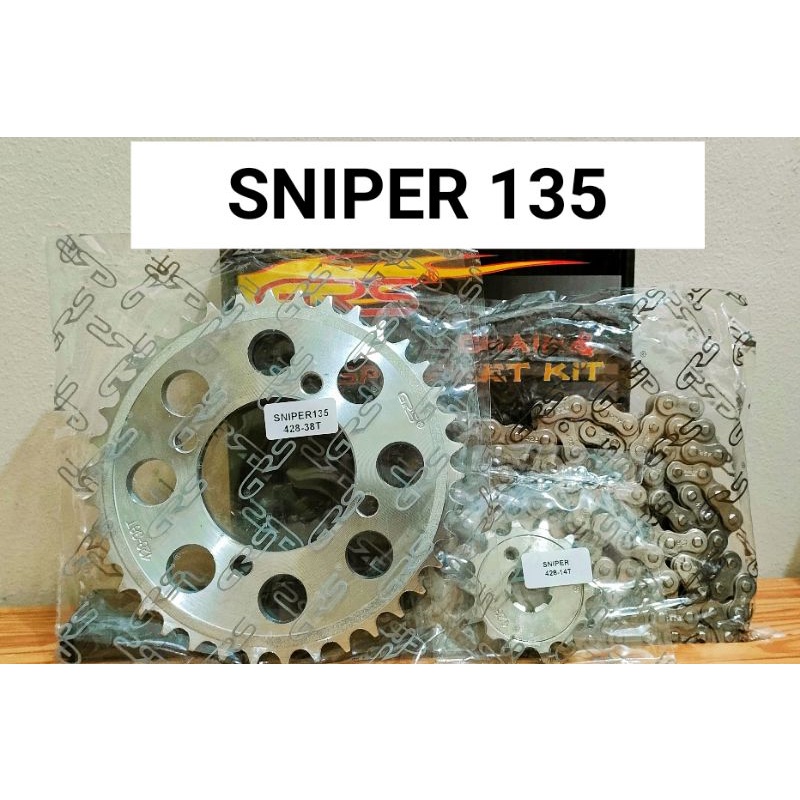 Sniper 135/ STX 125 CHAIN AND SPROCKET SET | Shopee Philippines