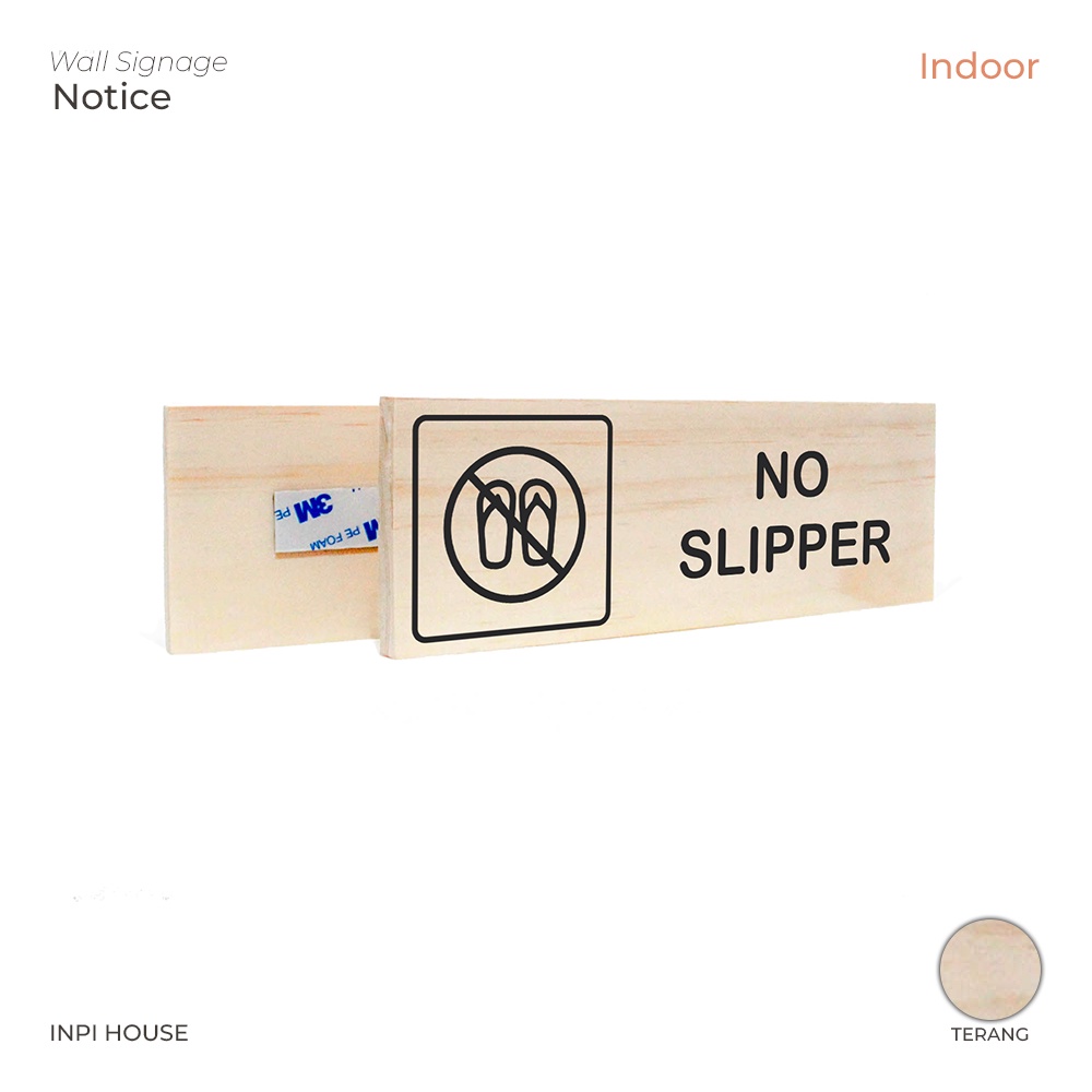 Sign system no slipper - sign system no slipper - wall signage - no ...