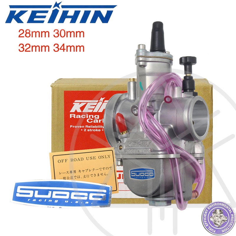 Keihin Sudco Racing Carburator Flat Slide PWK 24mm / 26mm / 28mm / 30mm ...