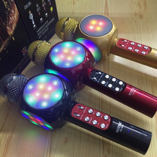 CO WS-1816 wireless Bluetooth mic microphone karaoke speaker | Shopee Philippines
