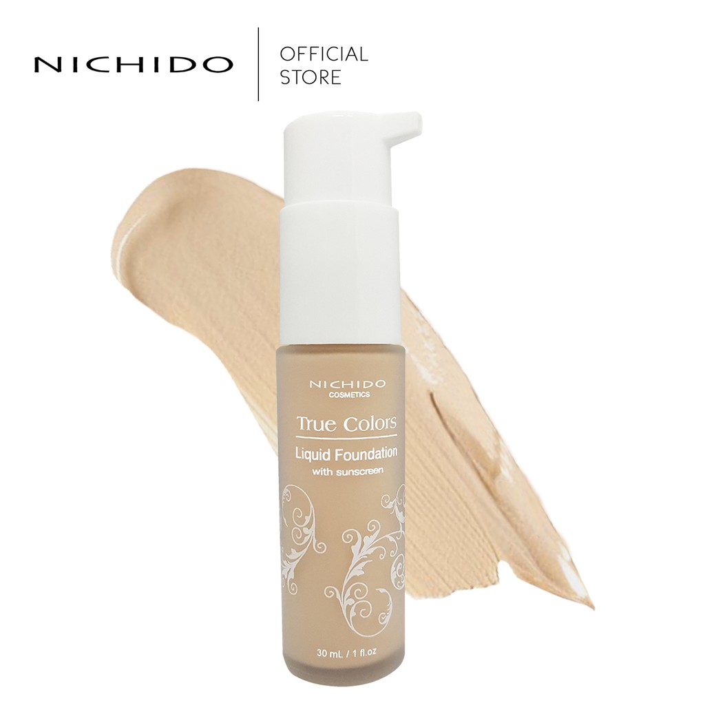 NICHIDO True Colors Liquid Foundation - True Natural | Shopee Philippines