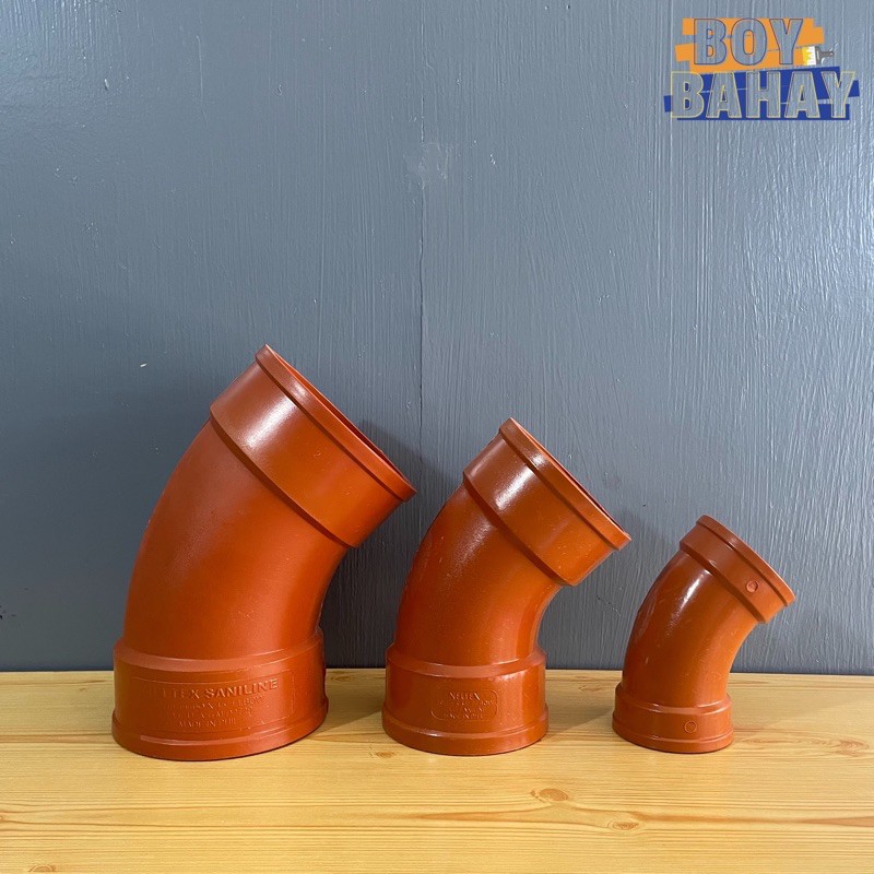 Neltex Saniline PVC Elbow 45 Degrees (2, 3 And 4) | Shopee Philippines