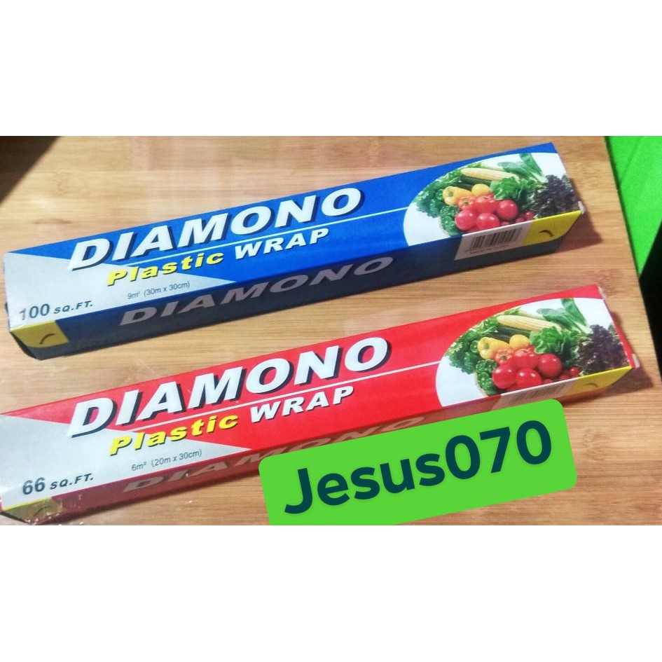 Diamond Plastic Wrap - Cling Film sheet (20cmX30cm 66sq ft. & 30cmx30cm ...
