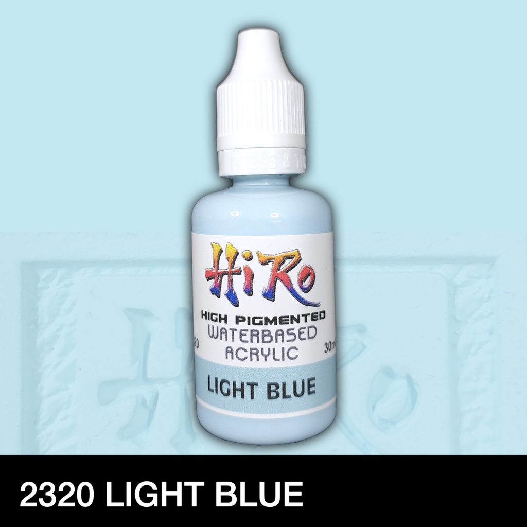 Earth Tone Blue Colors by Hiro Paints Waterbased Acrylic Hobby Paint ...