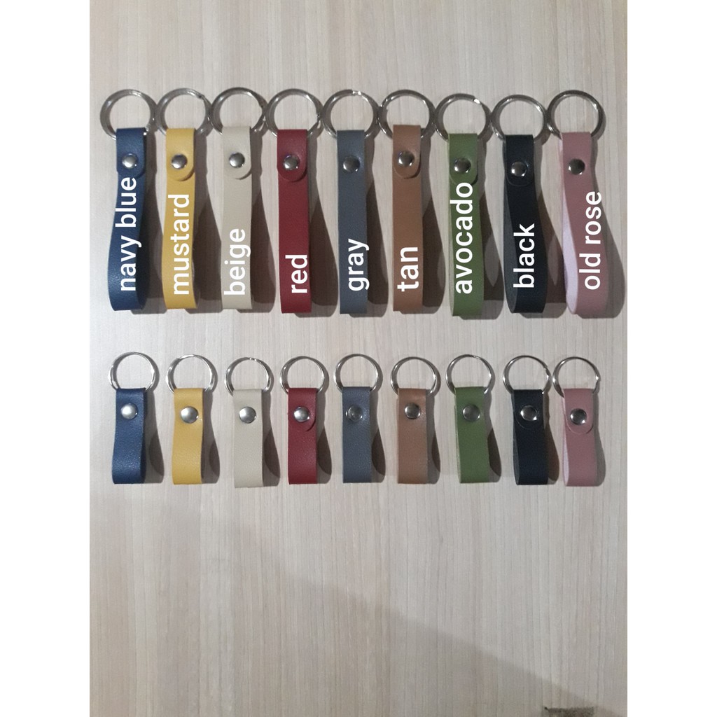Leather Keychain (Leatherette) | Shopee Philippines