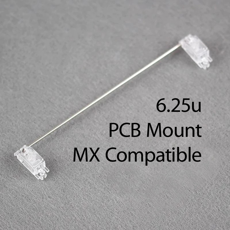 Pabile 1x 6.25U Keyboard Spacebar Stabilizer Black Transparent PCB ...