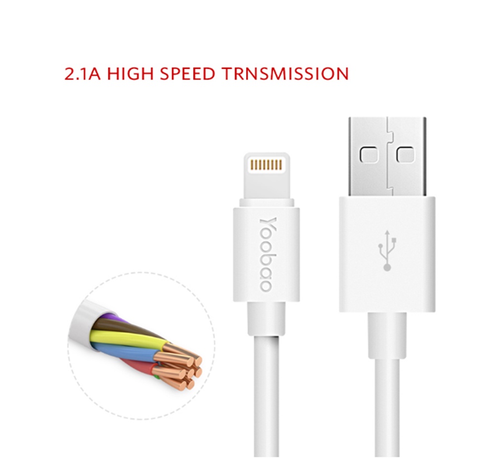Yoobao YB-403 USB Charging Cord Fast Data Charging Cable | Shopee ...