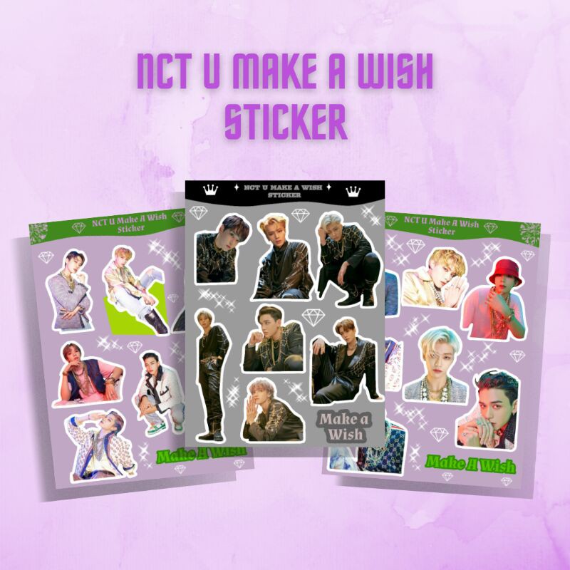 K-pop Stickers | Nct U MAKE A WISH STICKER (NCT 2020) | Shopee Philippines