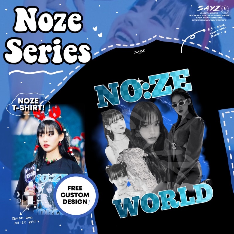 [ Ready ] Noze world t-shirt - Noze WayB Series | Street Woman fighter ...