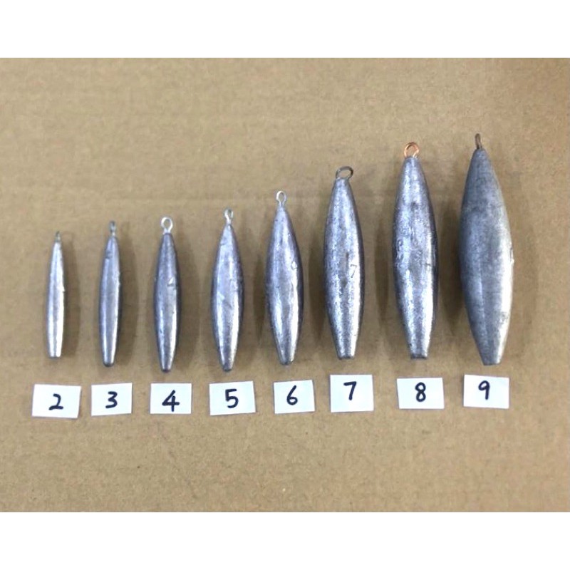 Ladung Stone / Fishing Stone / Sinker Wire Long Shape 50g-245g | Shopee ...