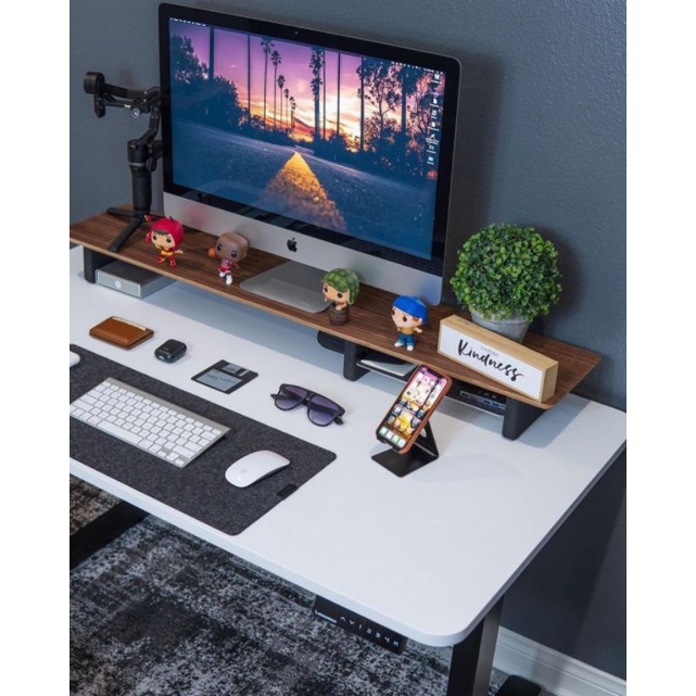 Monitor Riser Laptop Stand Gaming Desk Premium Quality HPL Minimalist ...