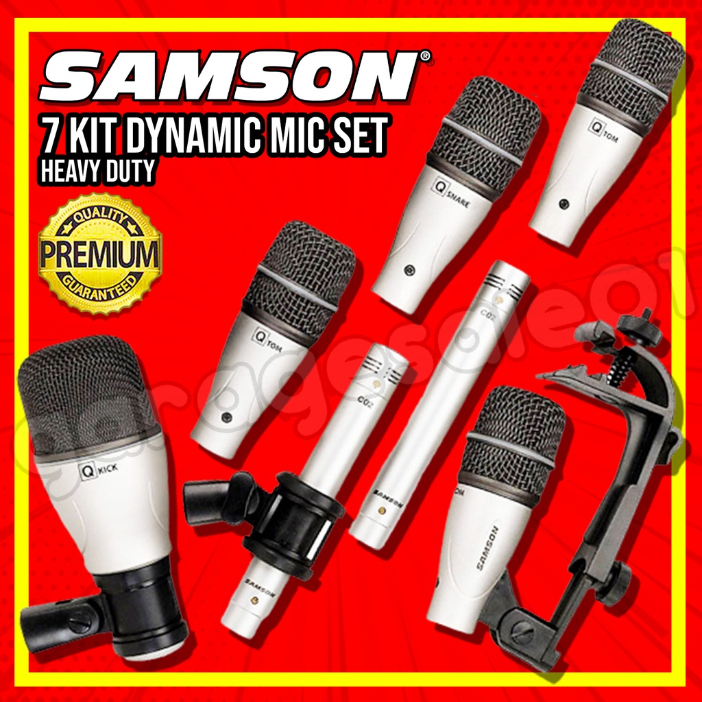 🟨LATEST 7KIT DRUMSET KIT SAMSON 7KIT DRUM SET⚡ | Shopee Philippines