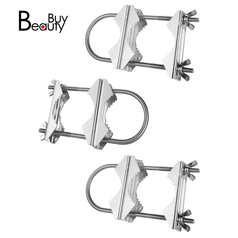 Double Antenna Mast Clamp V Jaw Block with U Bolts Heavy Duty Anti-Rust ...