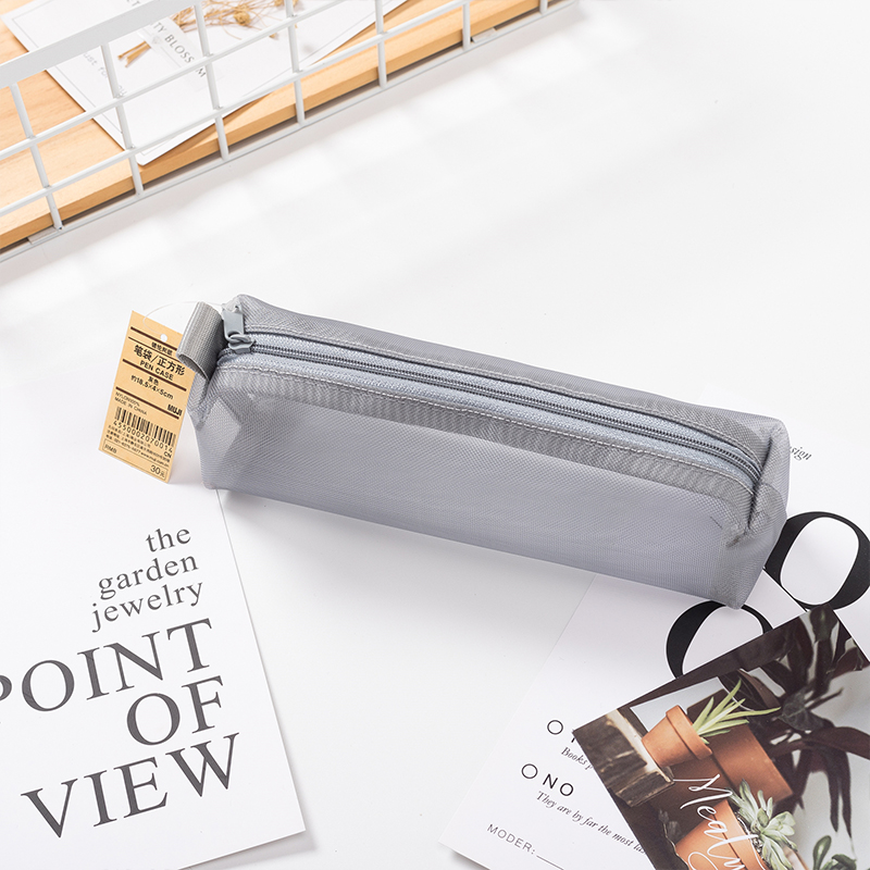 1pc MUJI Pencil Bag Japaness Stationery Student Pencil Bag Storage Bag ...