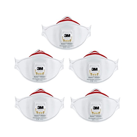 2pcs 3M FFP3 level 9332+ headset with exhalation valve mask | Shopee Philippines