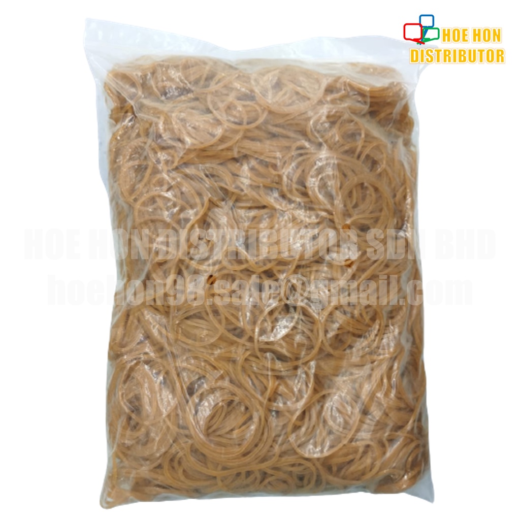 100% Rubber Bands (Translucent Yellow) Grade A Getah Pengikat 橡皮圈 树胶圈 ...