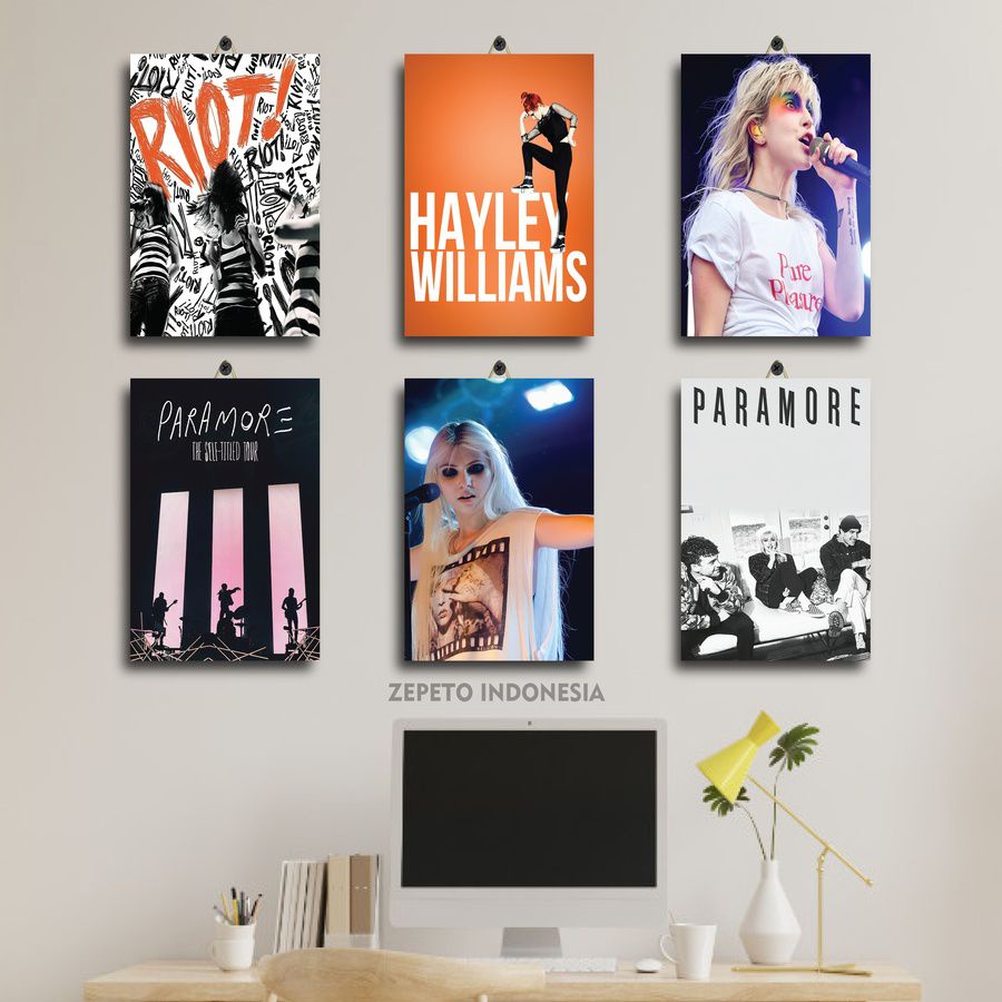 CHEAP WOODEN POSTER PHOTO GROUP BAND PARAMORE RIOT 20X30 WMOOX/A3SWJ ...