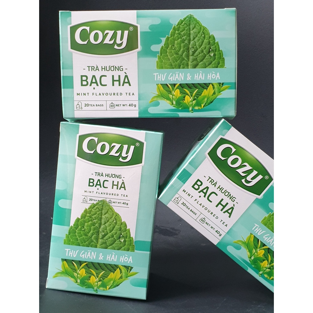 Cozy mint tea bag, 20 cloves/box - NEW PACKAGING | Shopee Philippines