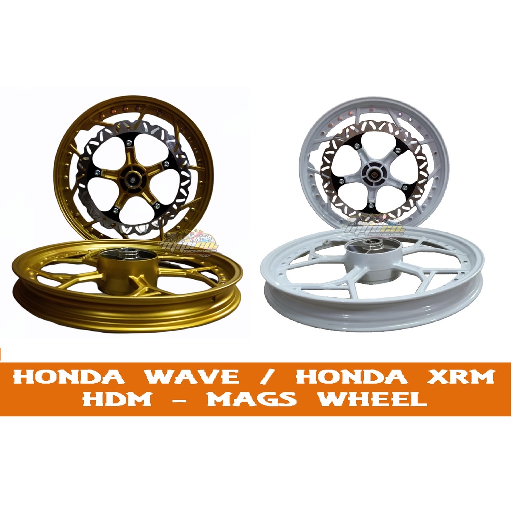 HONDA XRM / HONDA WAVE - MAGS WHEEL | Shopee Philippines