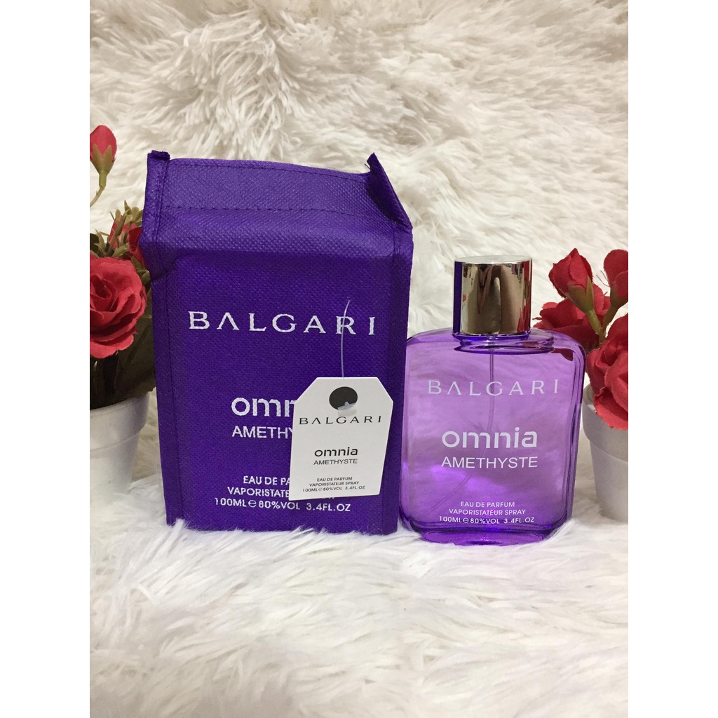 BALGARI FRAGRANCE PERFUME SPRAY FOR WOMEN 100ML WITH POUCH | Shopee ...