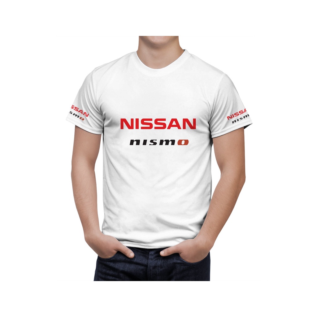 Fashion nissan nismo white gtr short racing sleeve cool t shirt auto ...
