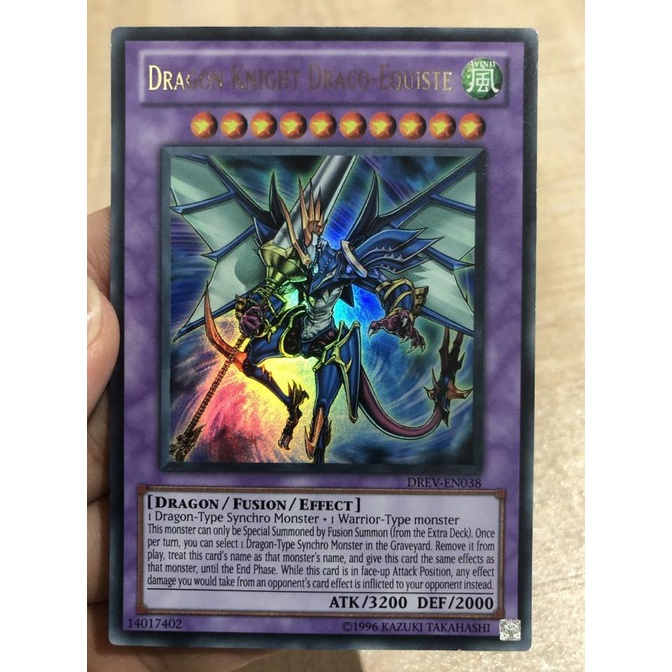 Original dragon knight draco-equiste ultra rare yugioh Card | Shopee ...