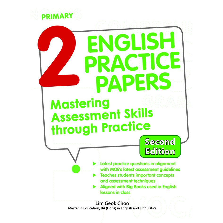 Primary 2 English Practice Papers (Second Edition) | English Language ...