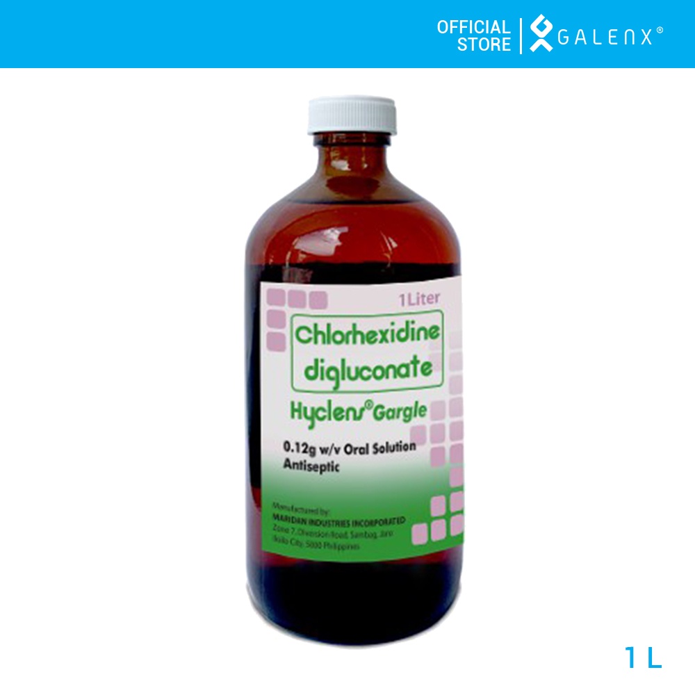 Hyclens Gargle 0.12% Chlorhexidine digluconate 500 mL and 1 Liter ...