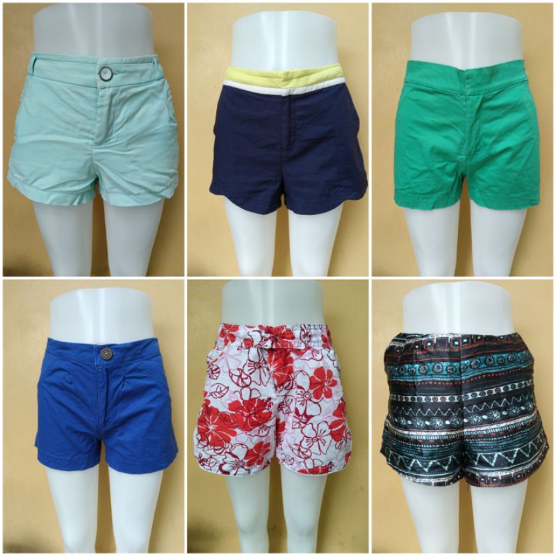 cotton zipper shorts (UKAY)(waistline 22-32) | Shopee Philippines