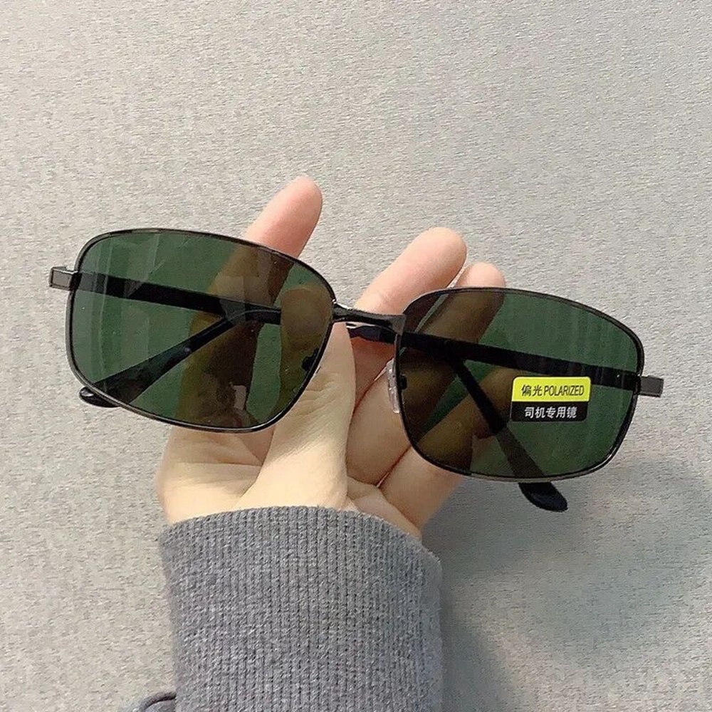 Polarized Vintage Rectangular Sunglasses for Men/Women Fashion Driving ...