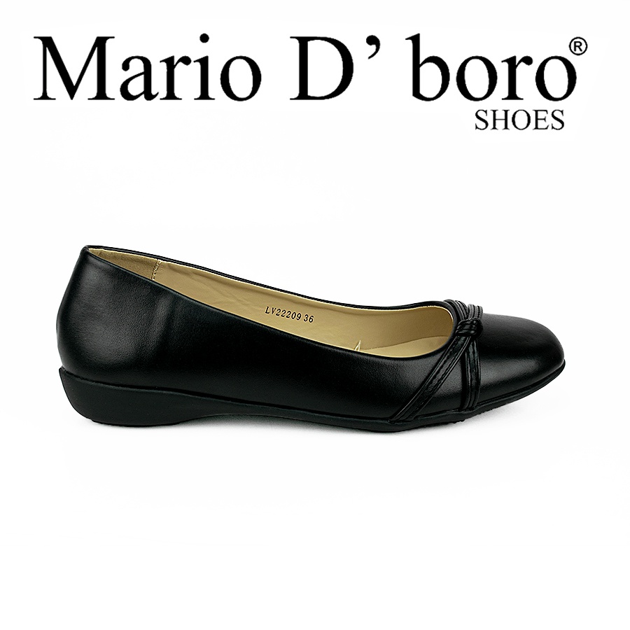 Mario D' Boro Women Shoes Lv 22209 Black | Shopee Philippines
