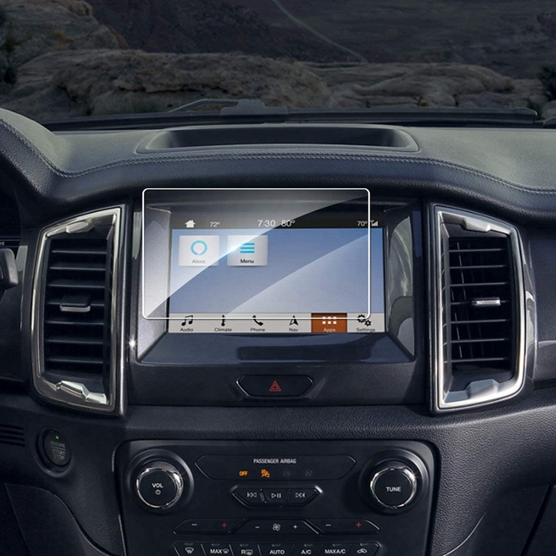 Car TPU Navigation Screen Protector Film Trim Fit for Ford Ranger ...