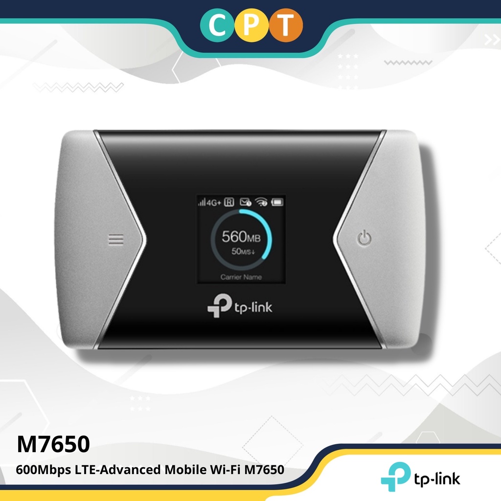 TP-Link M7650 600Mbps LTE-Advanced Mobile Wi-Fi | Shopee Philippines