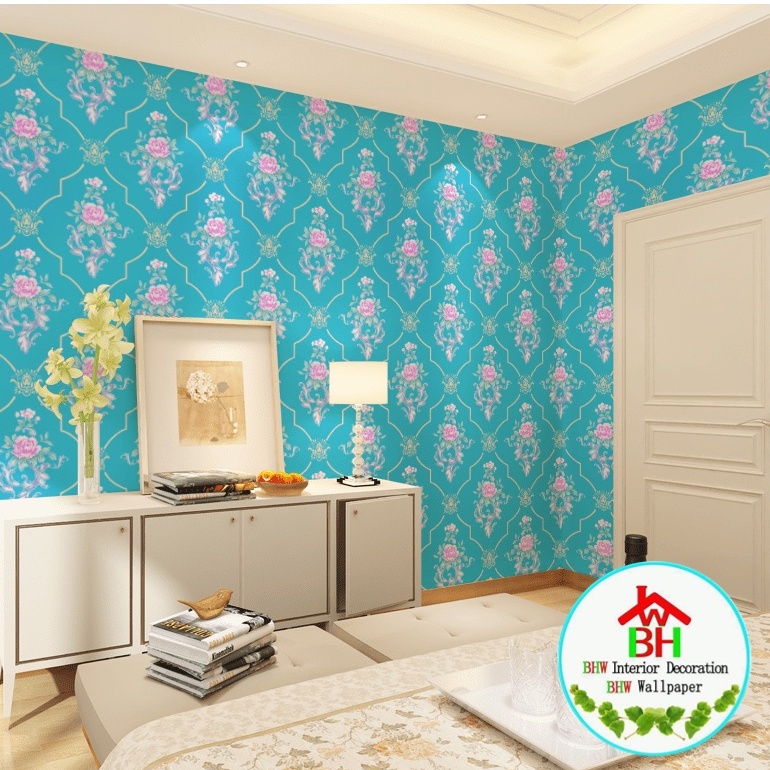 BHW Wallpaper Self Adhesive Elegant Design PVC Waterproof Wallpaper ...