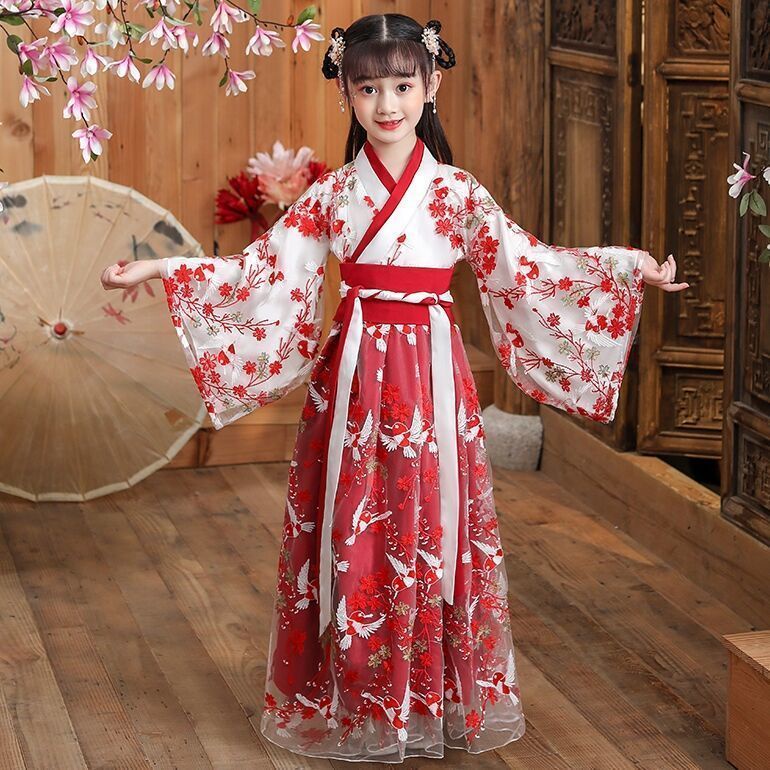 Baby girl dress Cosplay Hanfu Chinese style dress Girls Hanfu Children ...