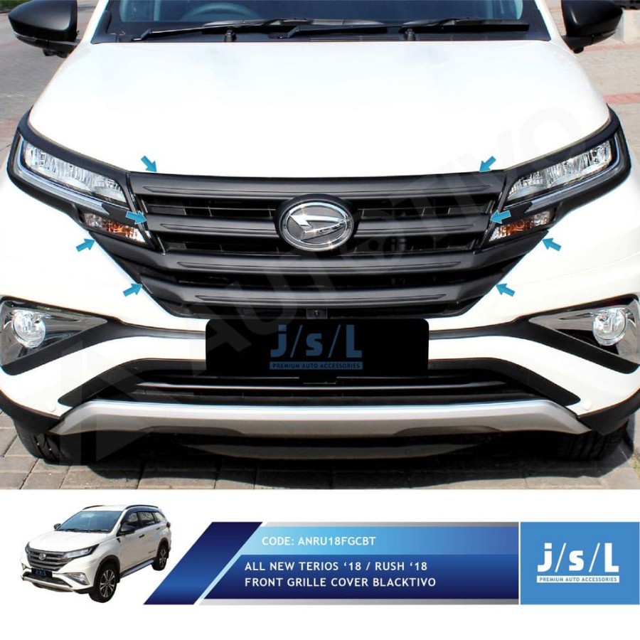 Daihatsu All New Terios 2018 Car Front Grill Black Doff Front Grille ...