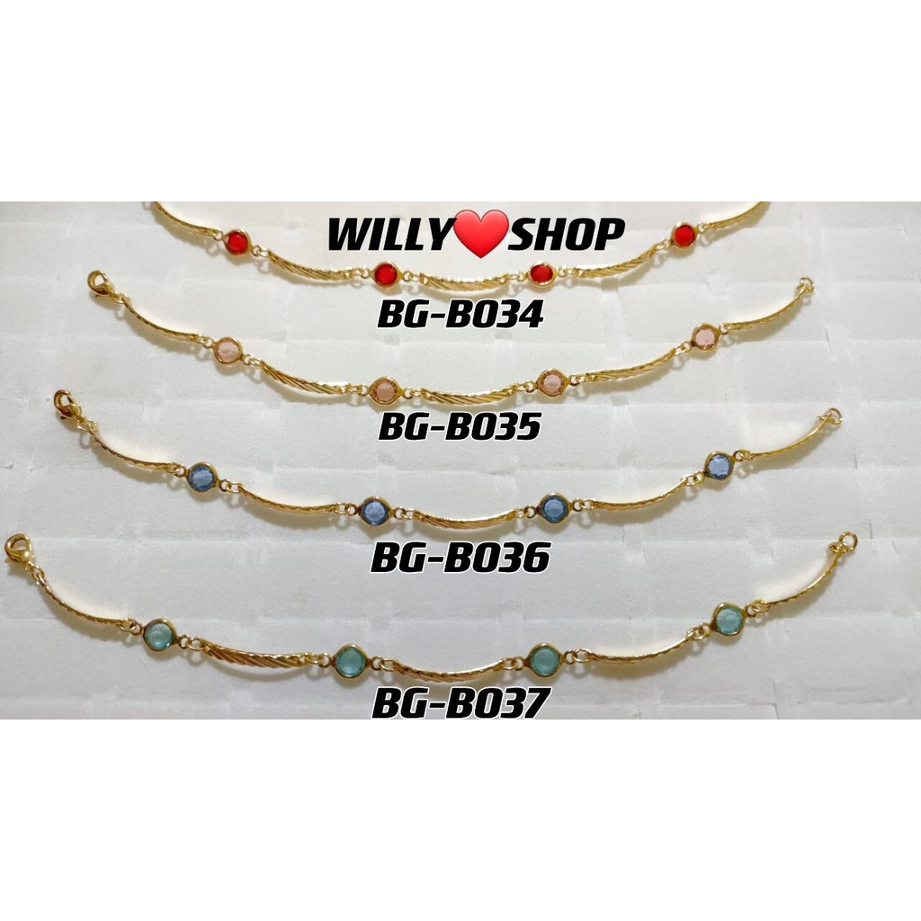 WILY# Bangkok Bracelet BG-B034 - BG-B041 | Shopee Philippines