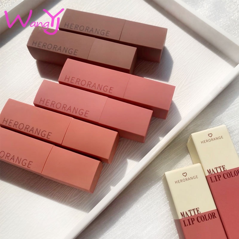HERORANGE Lip Glaze Lip Mud Velvet Matte Surface Is Not Easy To Fade ...