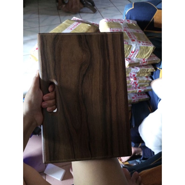 Chopping board (1x10x14ins) DARK LARGE Sangkalan(MAS PINALAKI SOLID ...